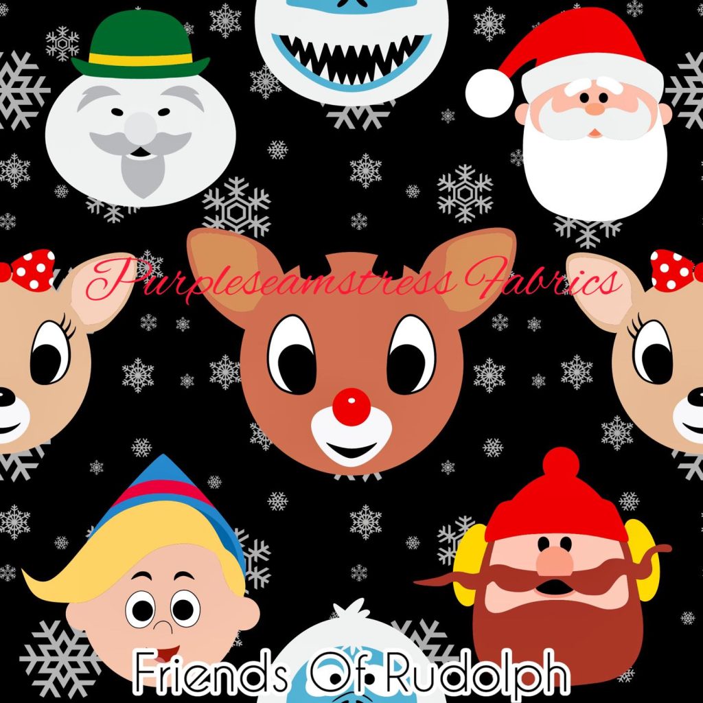 Friends of Rudolph – Fabric – Purpleseamstress Fabric