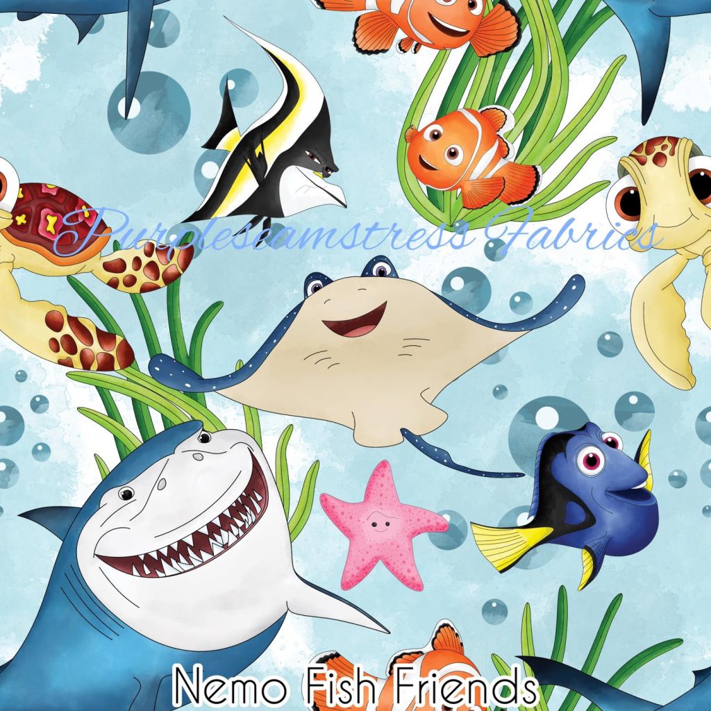 Nemo Fish Friends – Purpleseamstress Fabric