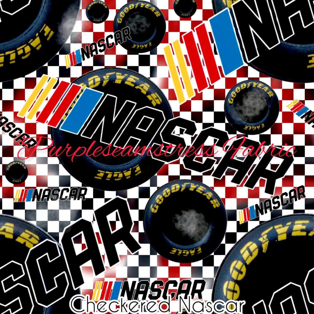 Checkered Nascar – Fabric – Purpleseamstress Fabric