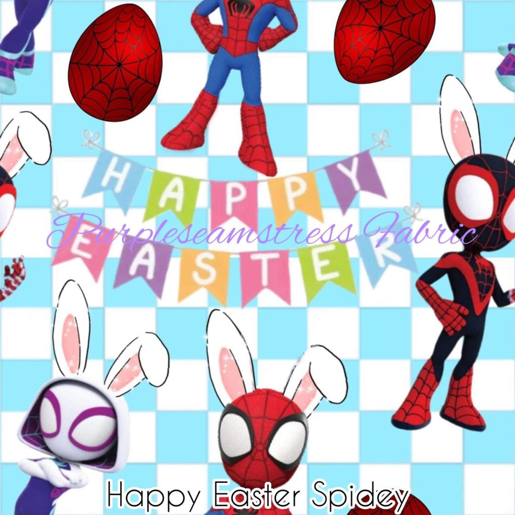 Happy Easter Spidey – Purpleseamstress Fabric