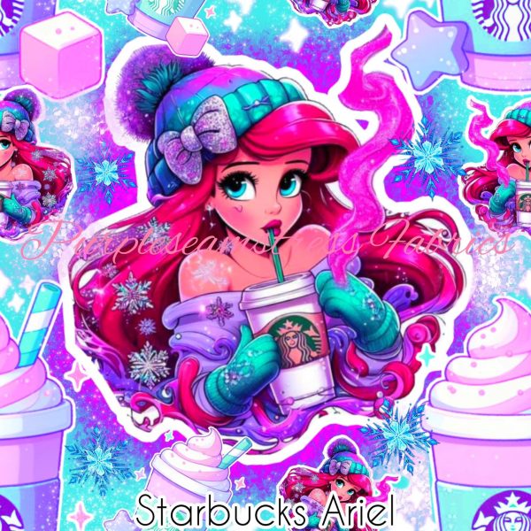 Starbucks Ariel – Fabric – Purpleseamstress Fabric