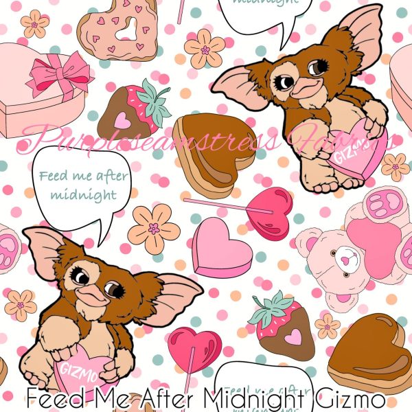 Feed Me After Midnight Gizmo – Purpleseamstress Fabric