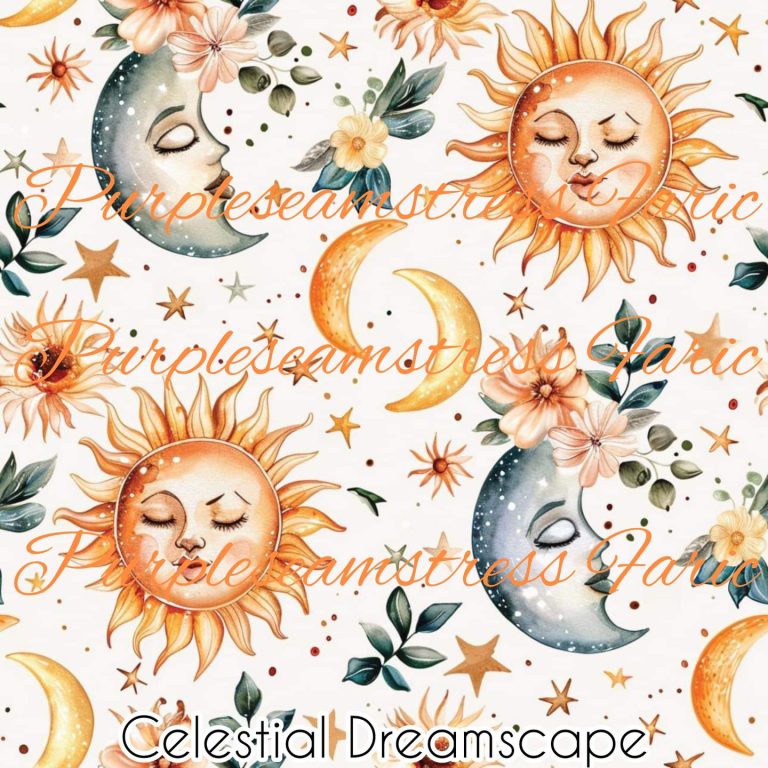 Celestial Dreamscape – Fabric – Purpleseamstress Fabric