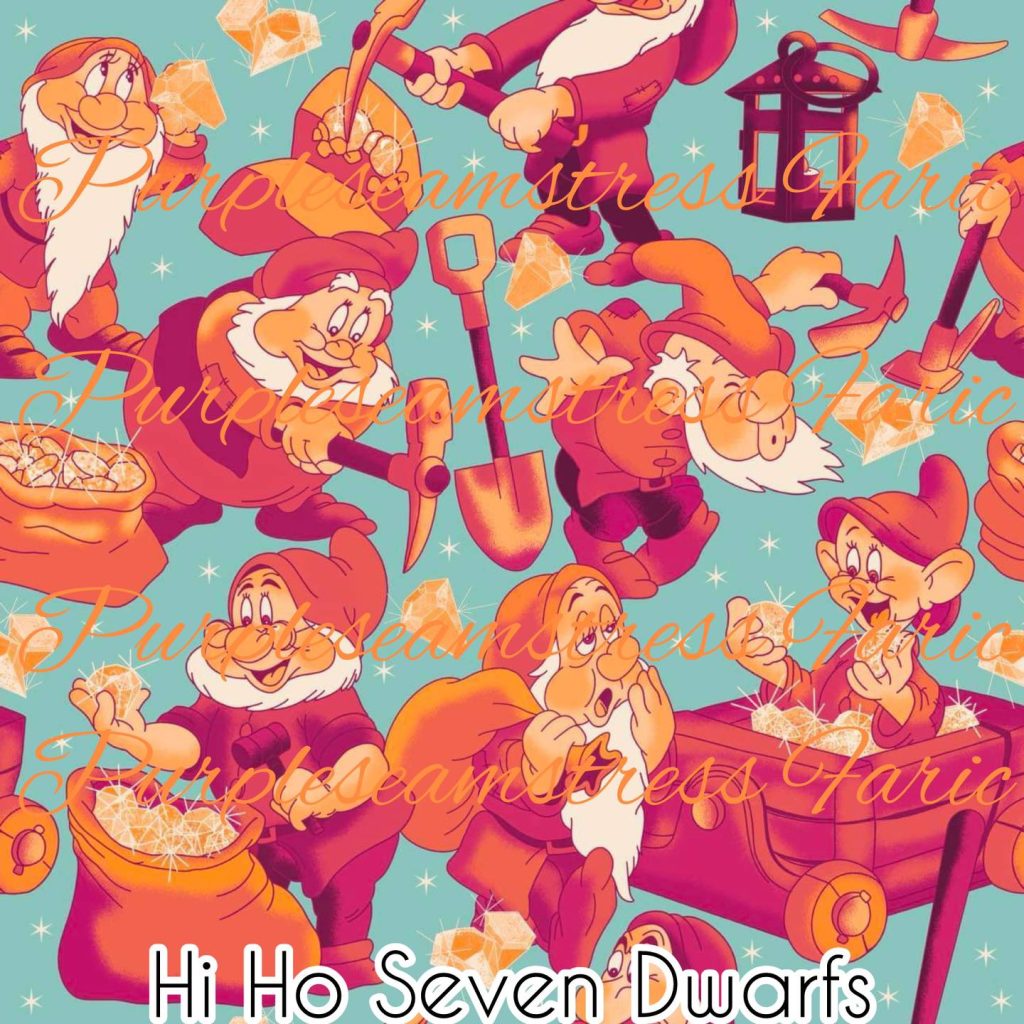 Hi Ho Seven Dwarfs – Purpleseamstress Fabric