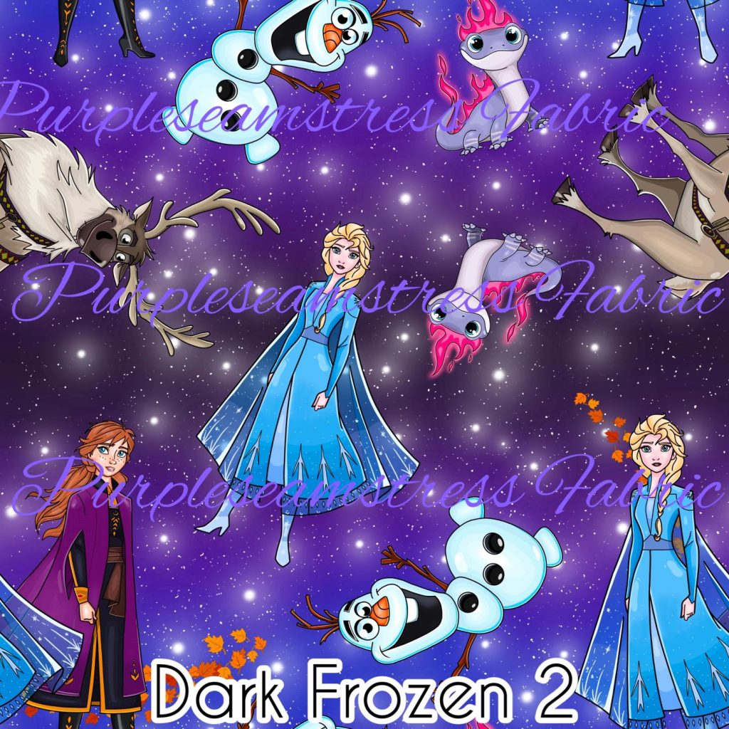 Dark Frozen 2 – Fabric – Purpleseamstress Fabric