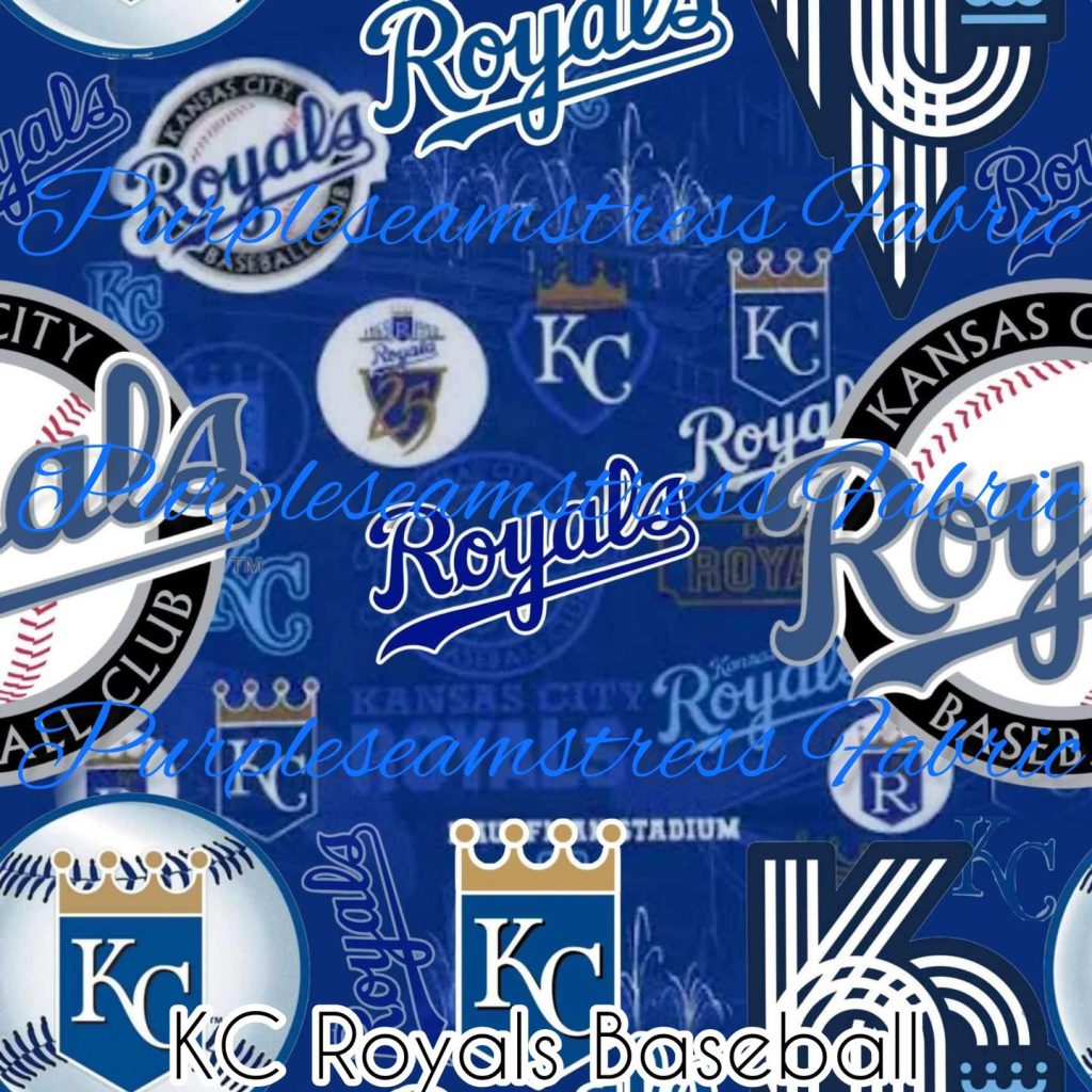 KC Royals Baseball – Fabric – Purpleseamstress Fabric