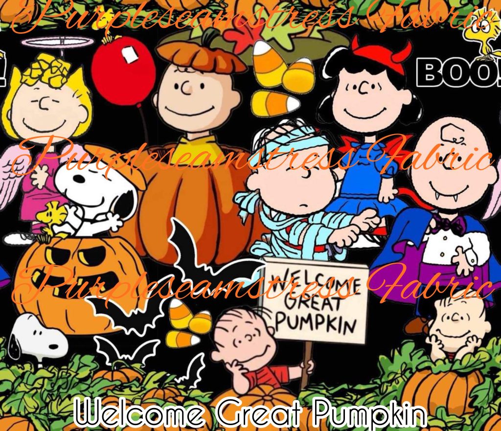 Welcome Great Pumpkin – Purpleseamstress Fabric