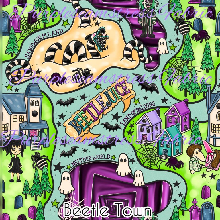 Beetle Town – Fabric – Purpleseamstress Fabric