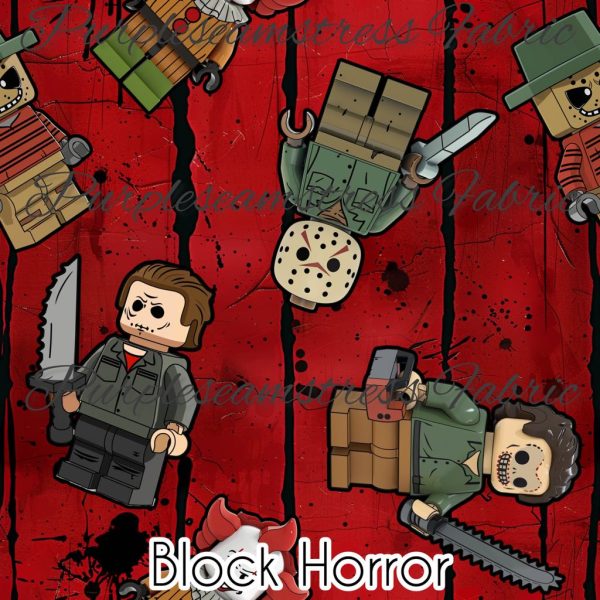 Block Horror – Fabric – Purpleseamstress Fabric