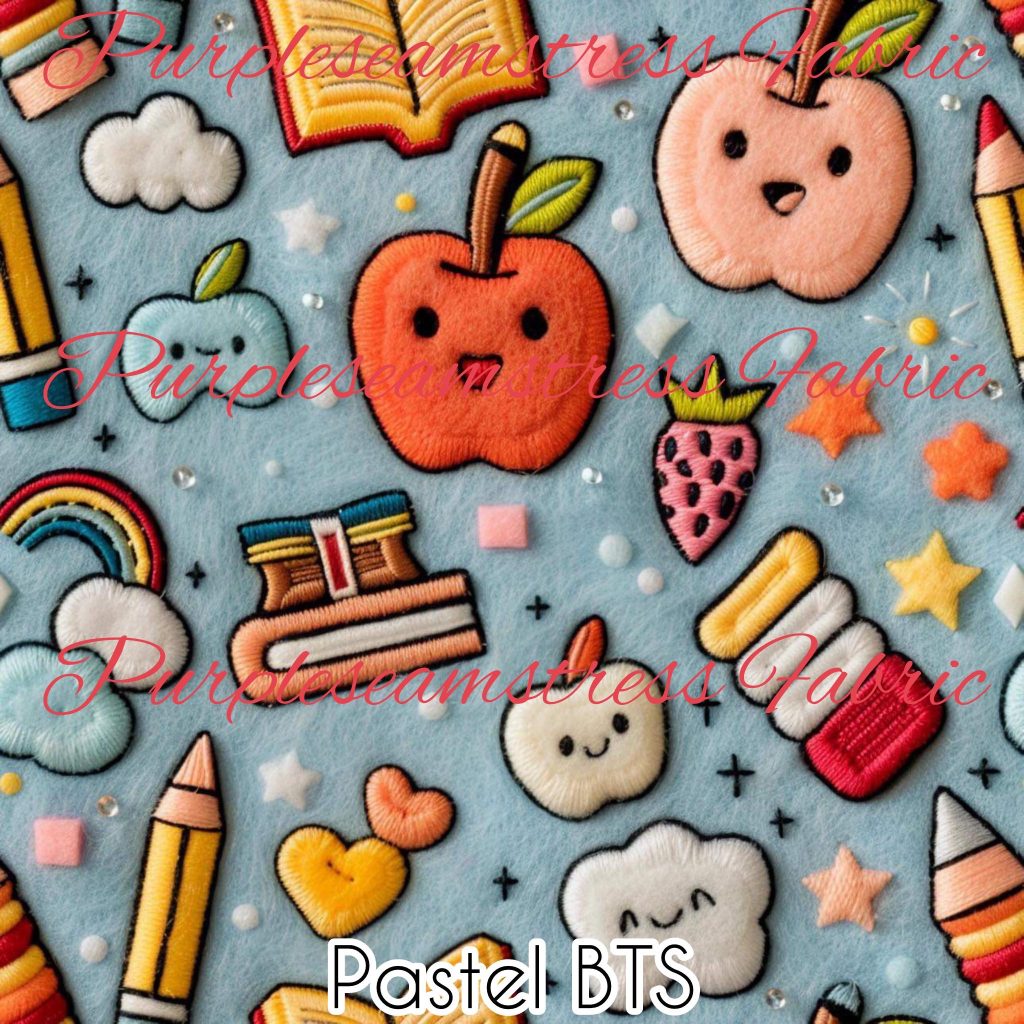 Pastel BTS – Fabric – Purpleseamstress Fabric