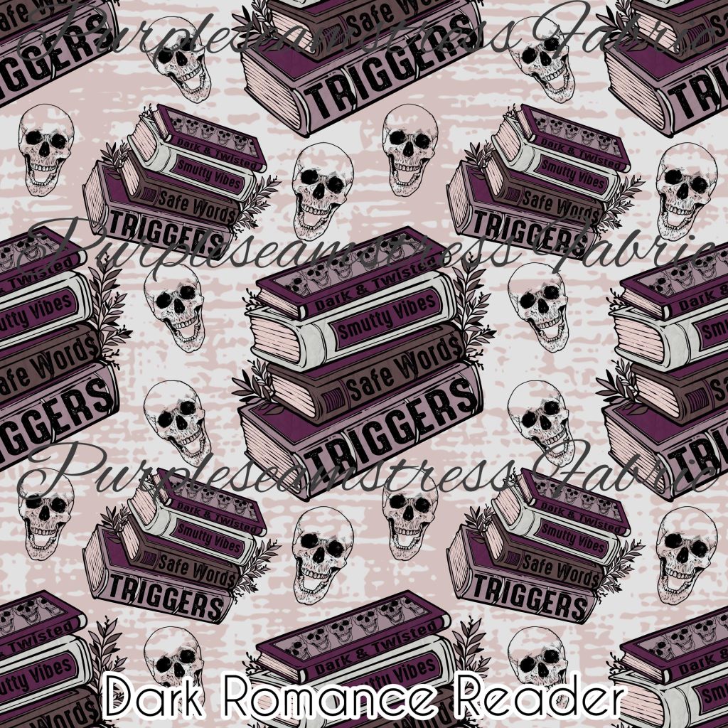 Dark Romance Reader – Fabric – Purpleseamstress Fabric
