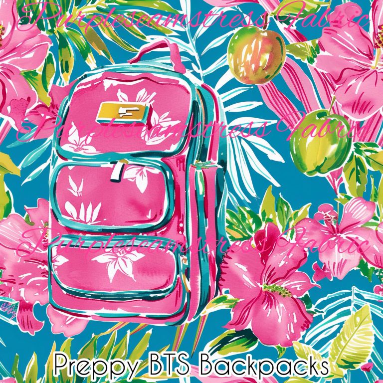 Preppy BTS Backpacks – Fabric – Purpleseamstress Fabric