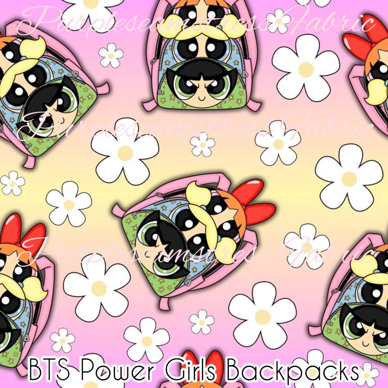 BTS Power Girl Backpacks – Purpleseamstress Fabric