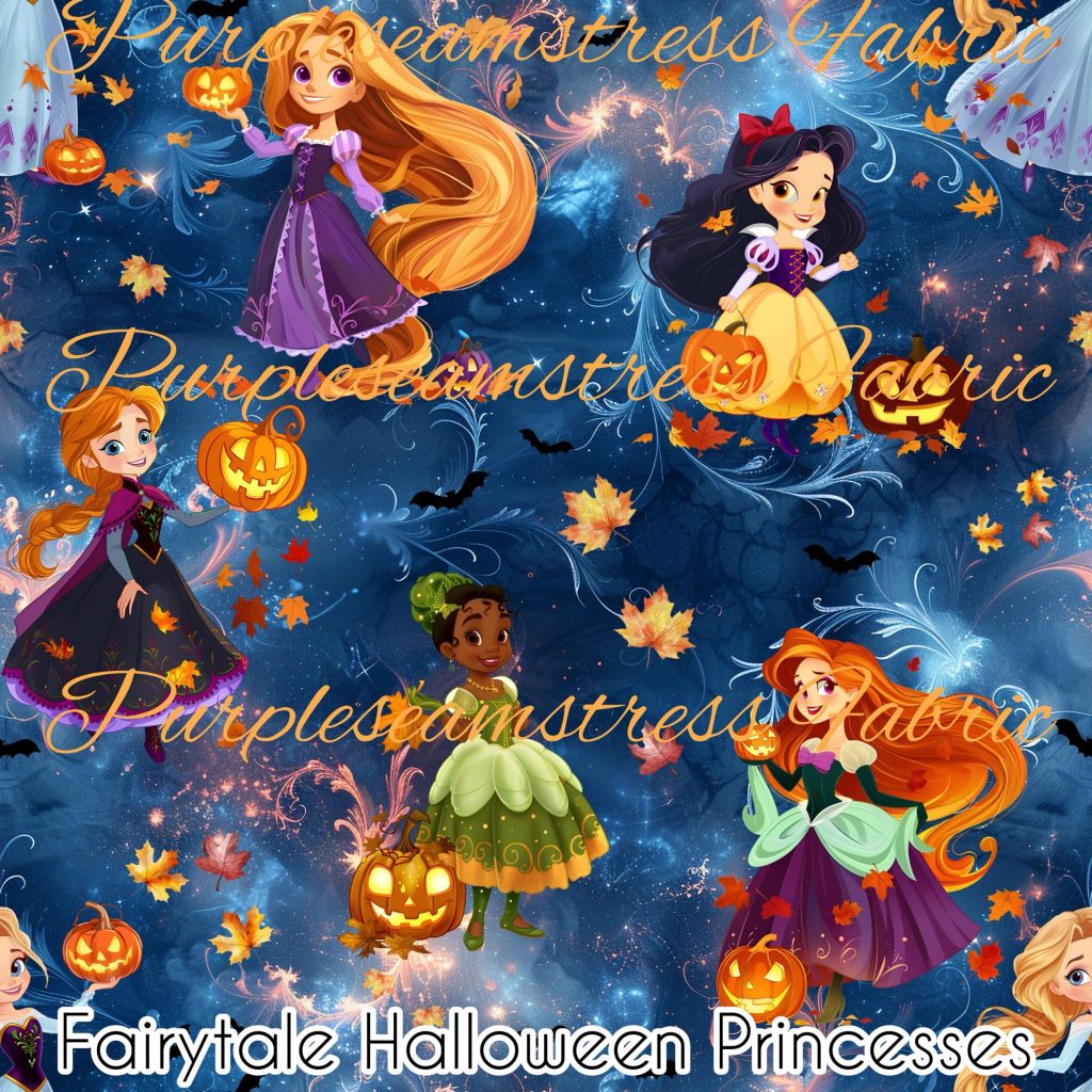 Fairytale Halloween Princesses – Purpleseamstress Fabric