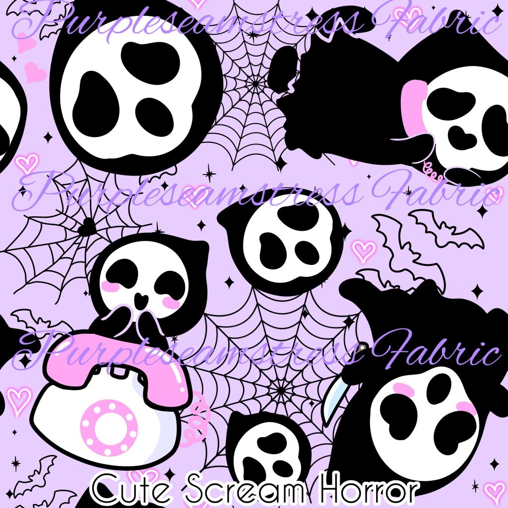 Cute Scream Horror – Purpleseamstress Fabric