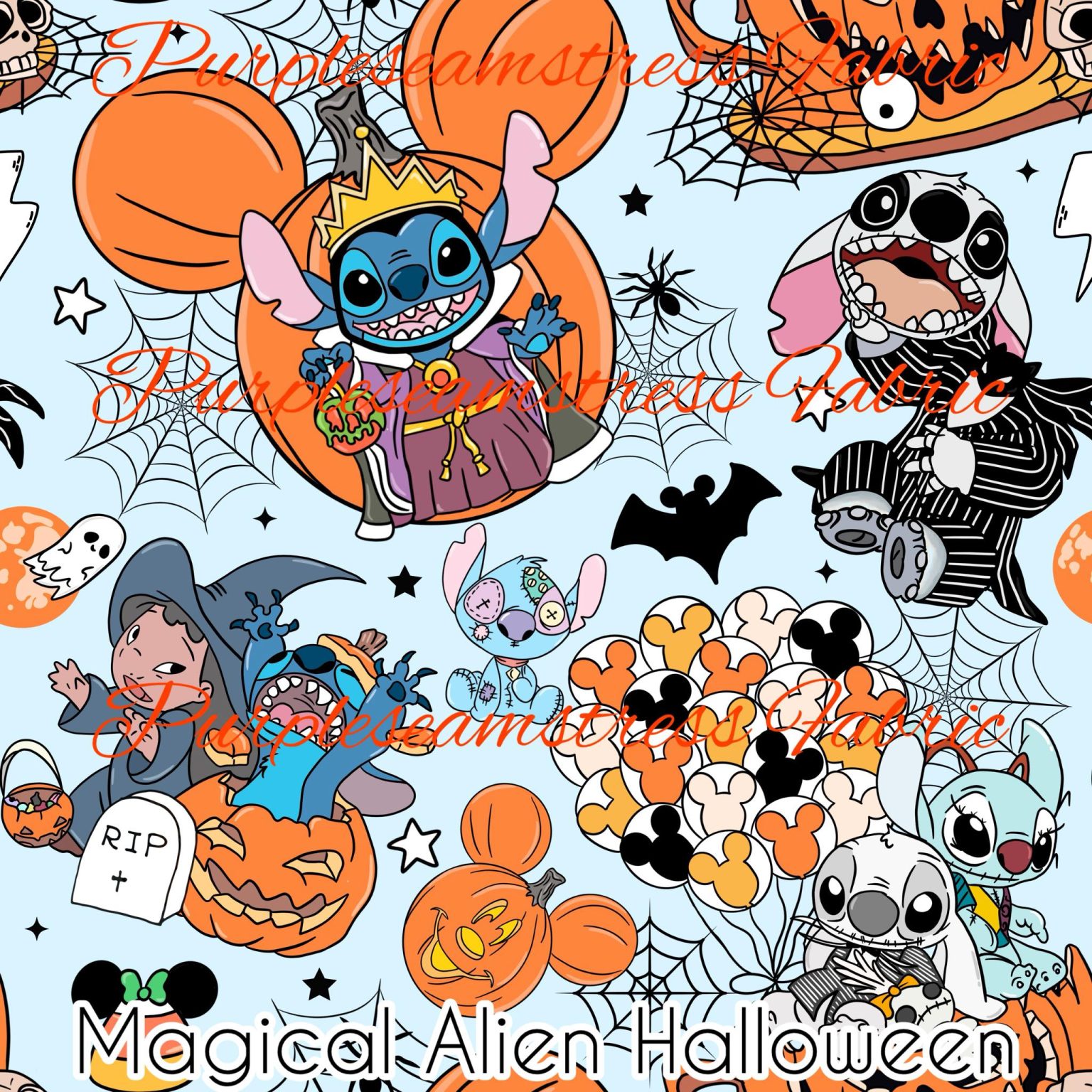 Magical Alien Halloween – Purpleseamstress Fabric