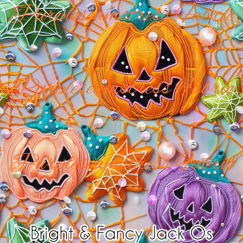 Bright & Fancy Jack Os – Purpleseamstress Fabric