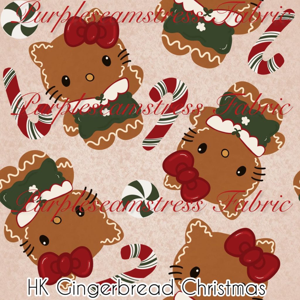 HK Gingerbread Christmas – Fabric – Purpleseamstress Fabric
