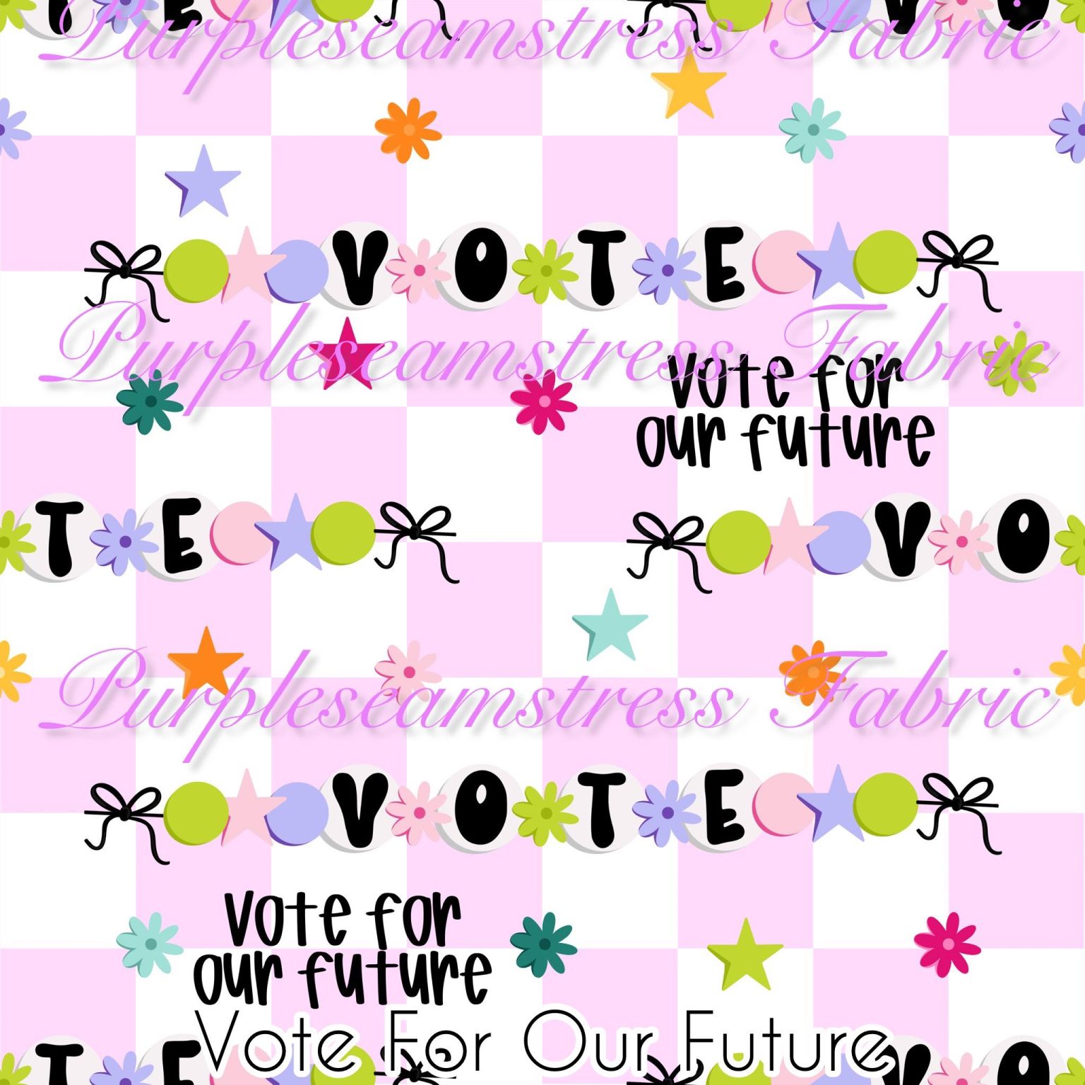 Vote For Our Future – Purpleseamstress Fabric