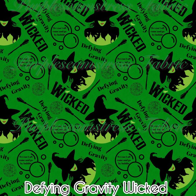 Defying Gravity Wicked – Fabric – Purpleseamstress Fabric