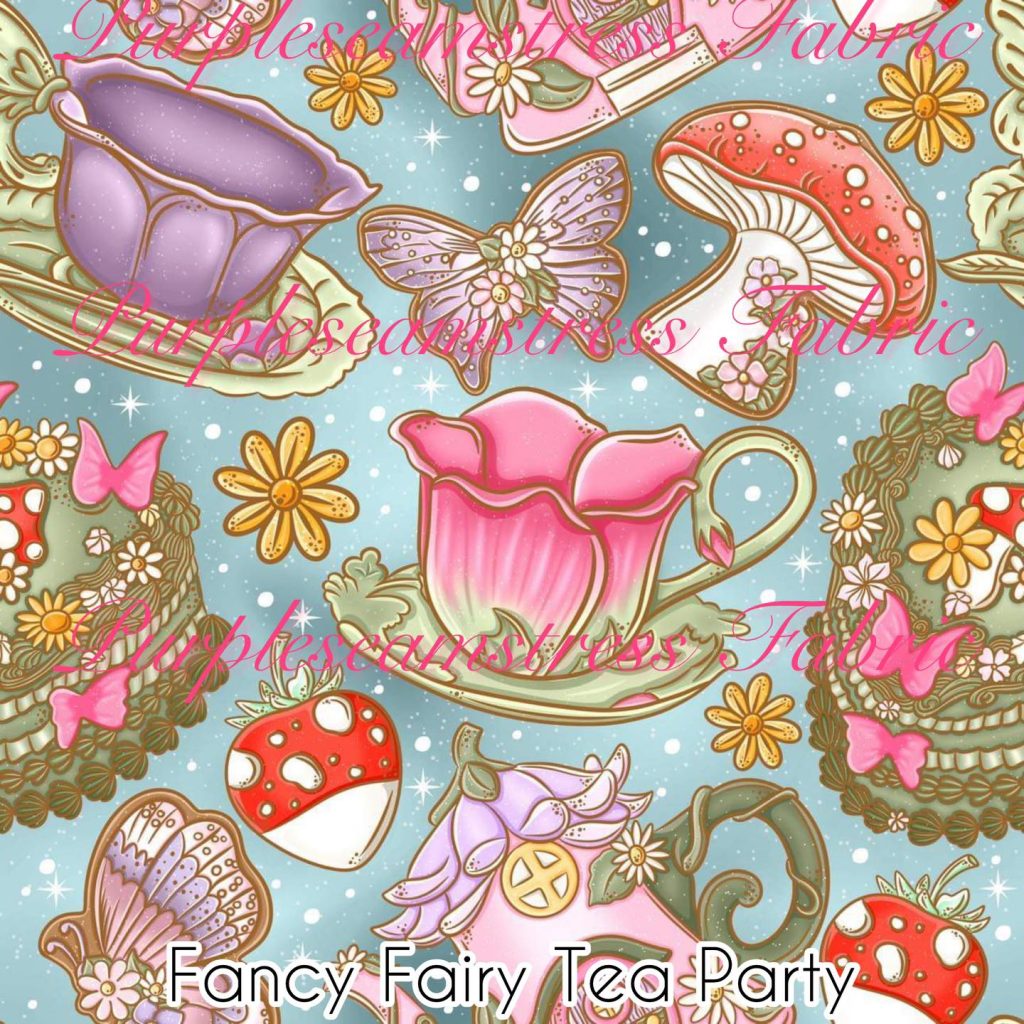 Fancy Fairy Tea Party – Purpleseamstress Fabric