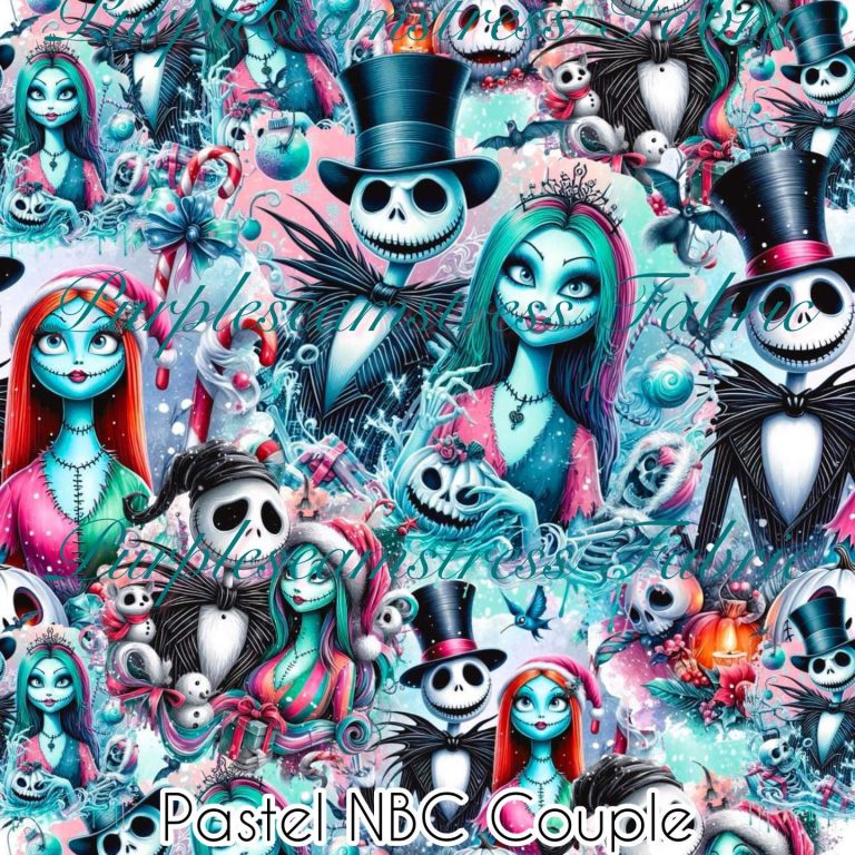 Pastel NBC Couple – Fabric – Purpleseamstress Fabric
