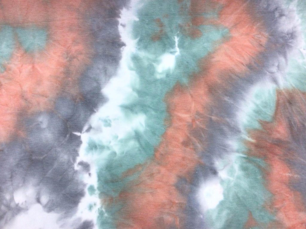 Earth Tone Tie Dye French Terry – Fabric – Purpleseamstress Fabric