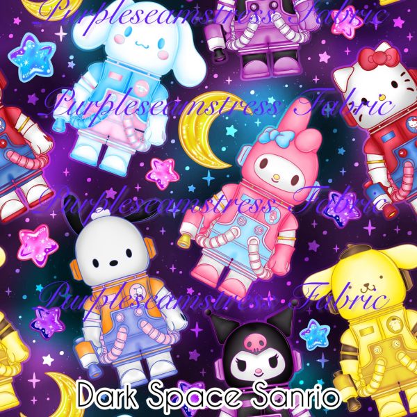 Dark Space Sanrio – Purpleseamstress Fabric